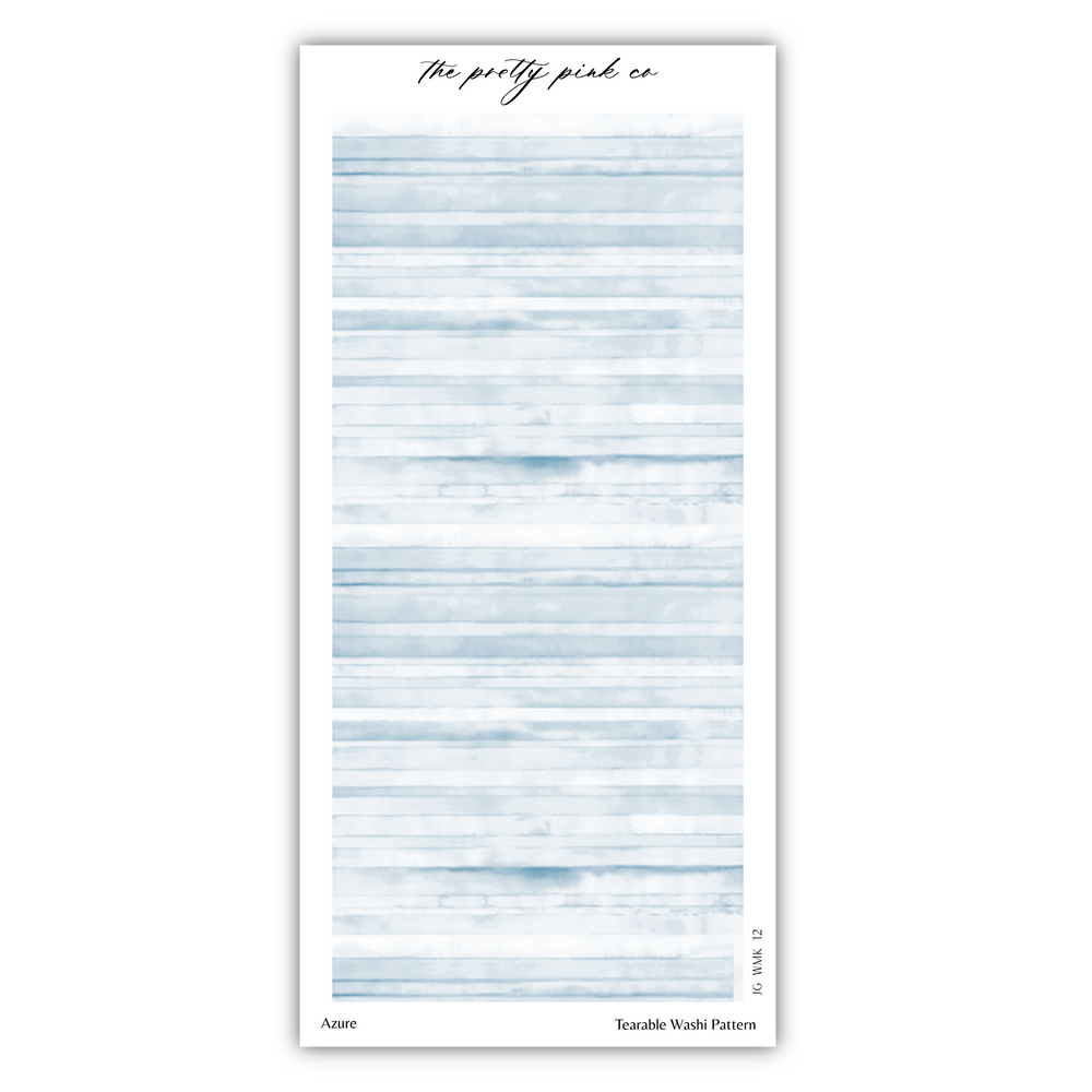 Azure | Tearable Washi Pattern