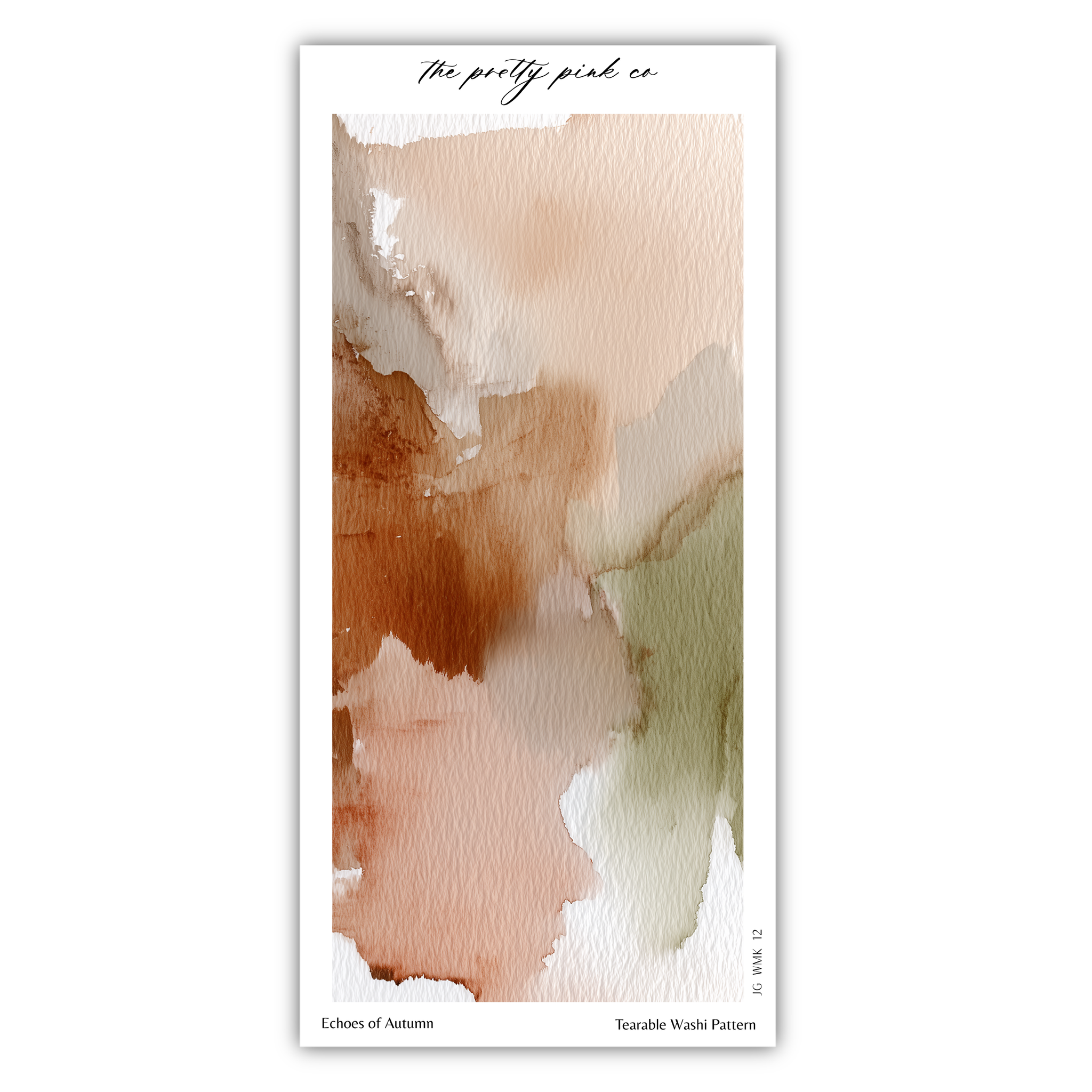 Echoes of Autumn | Tearable Washi Pattern