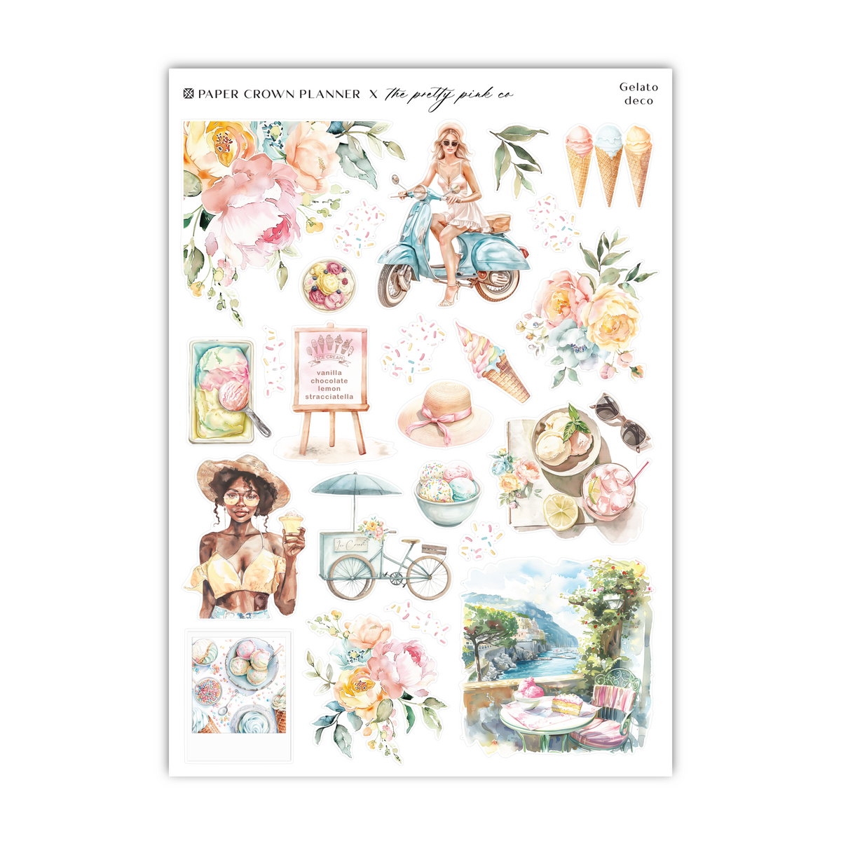 Gelato | Deco | Paper Crown Planner Collab