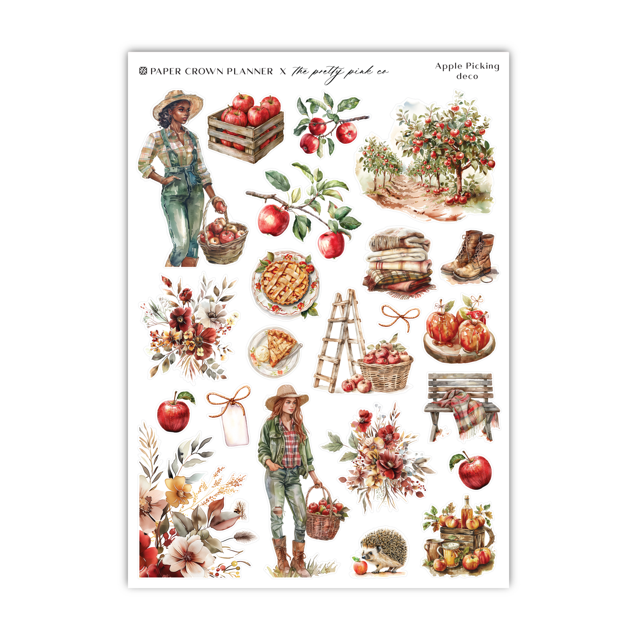 Apple Picking | Deco | Paper Crown Planner Collab
