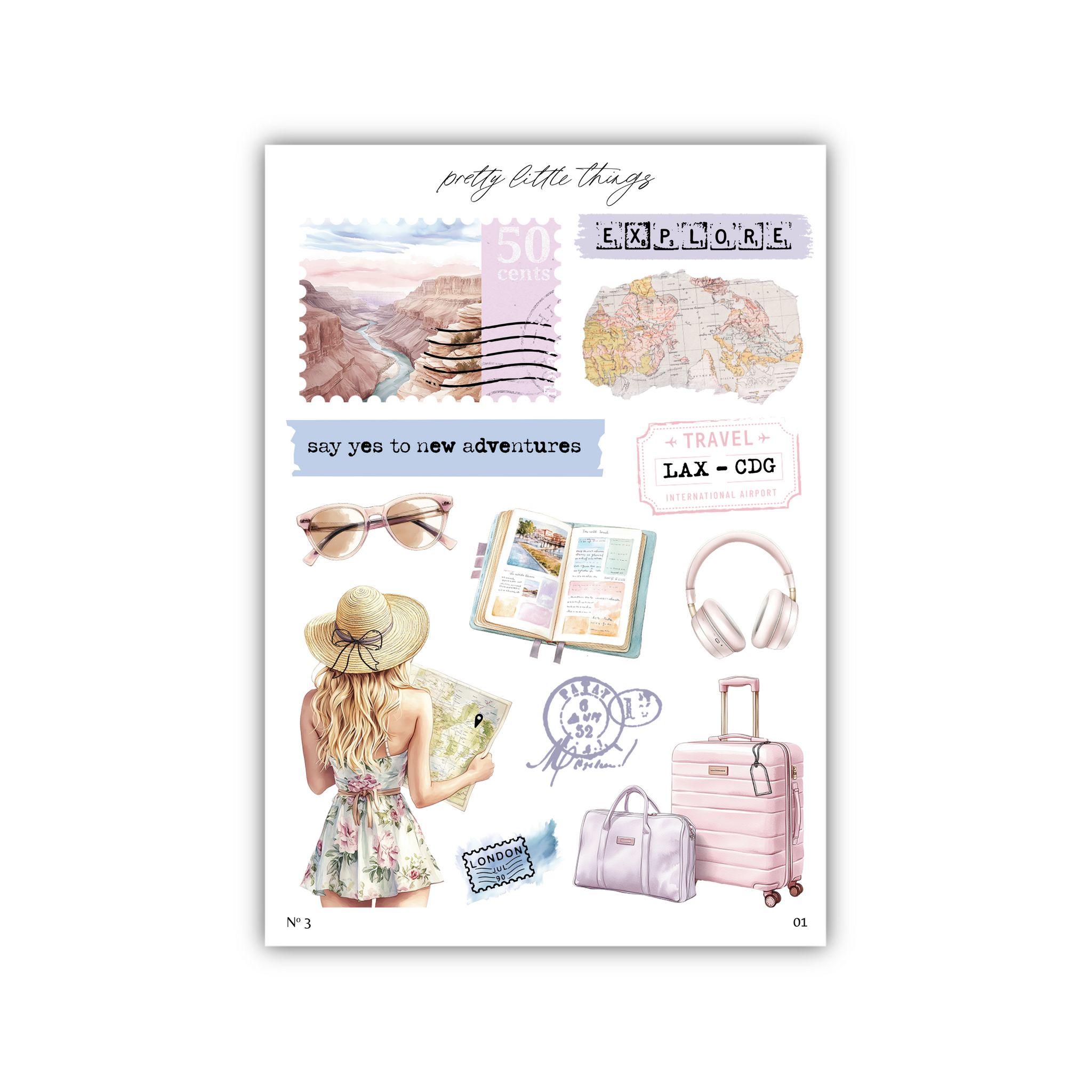 Postcards from Afar 1 | Foiled